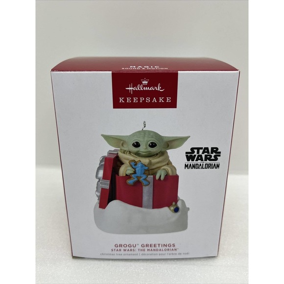 Hallmark | Holiday | 222 Hallmark Star Wars Mandalorian Grogu Greetings ...